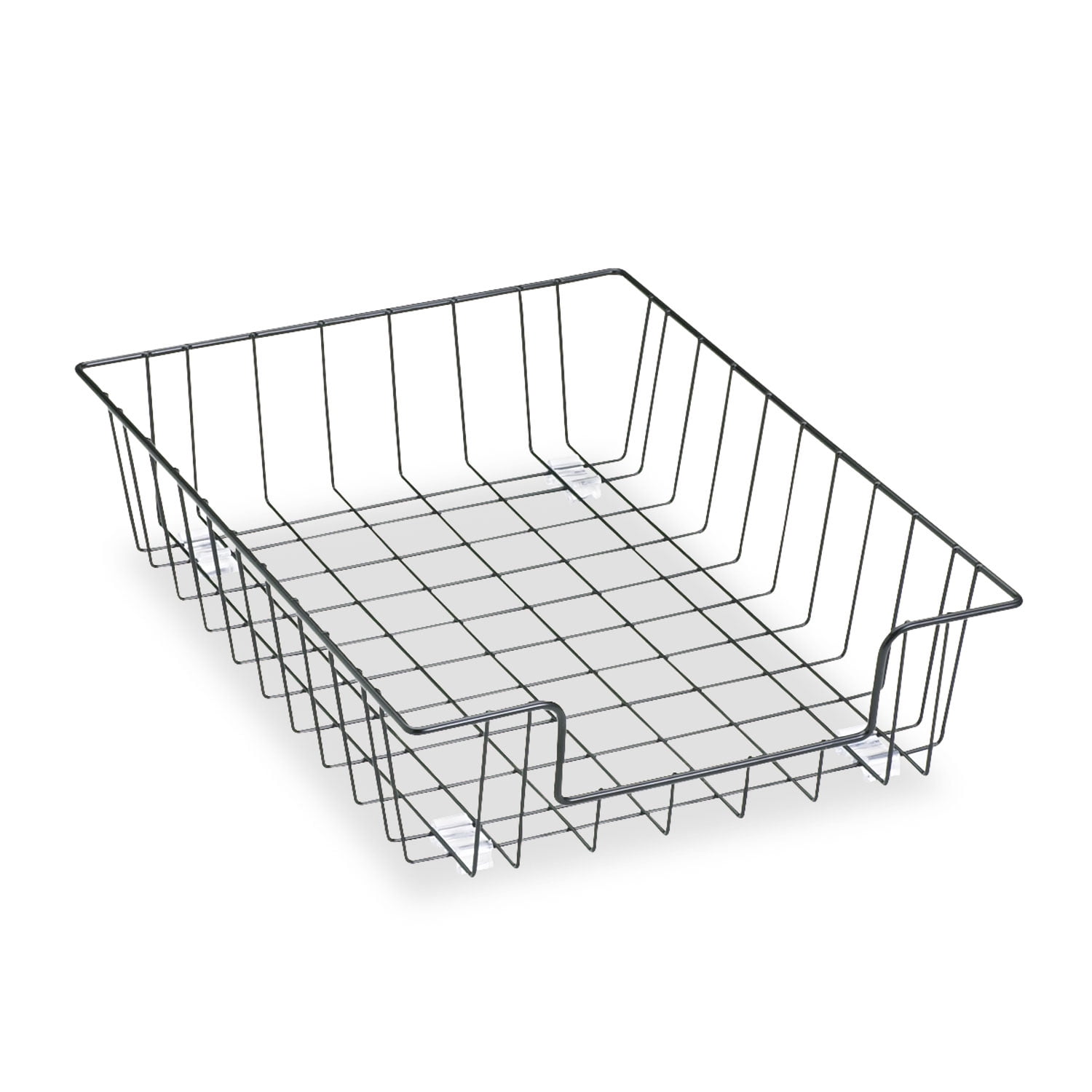 Wire Desk Tray Organizer, 1 Section, Letter Size Files, 10" X 14.13" X ...