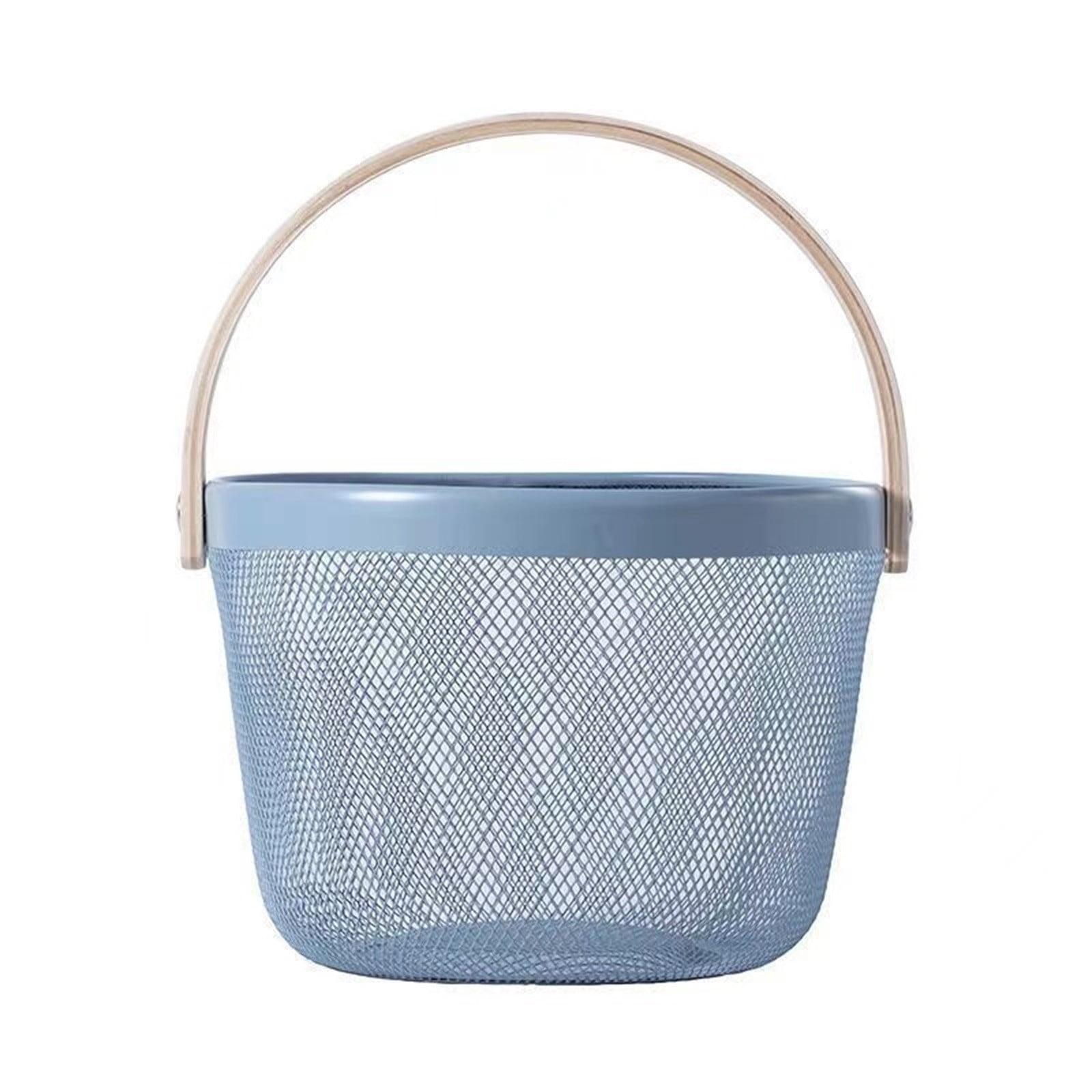 Wire Egg Basket For Gathering Fresh Eggs With Handle,Round Metal Egg ...
