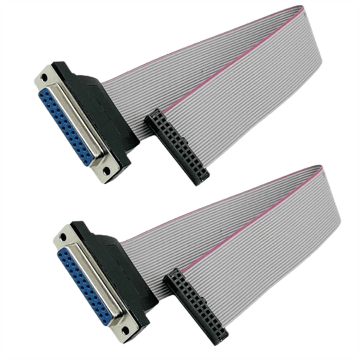 Wire Flat Ribbon Cable DB25 Female to FC-26 Connector for LCD Monitors ...