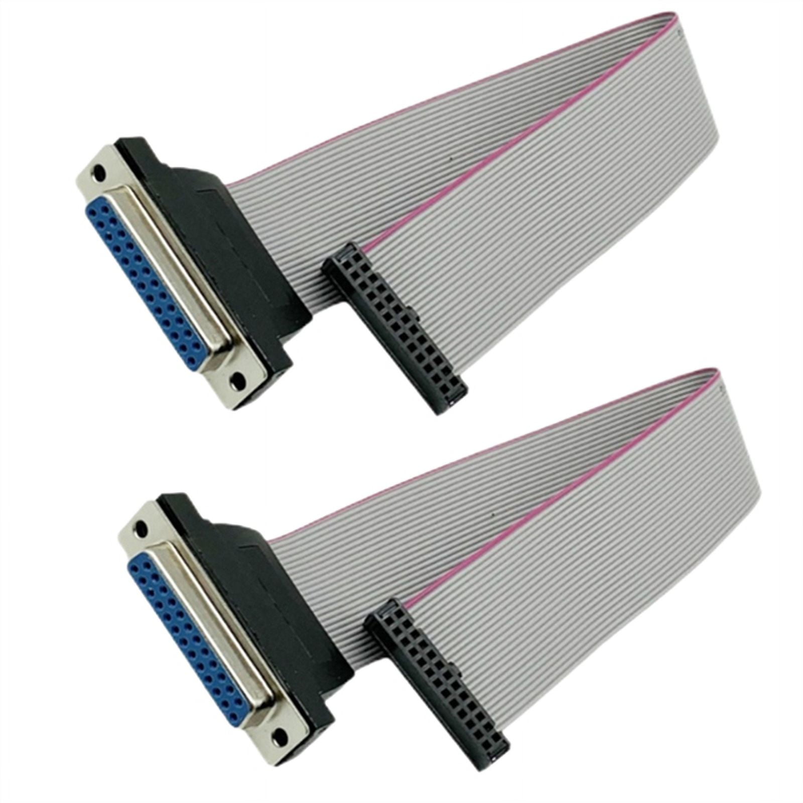 Wire Flat Ribbon Cable DB25 Female to FC-26 Female Connector for LCD ...
