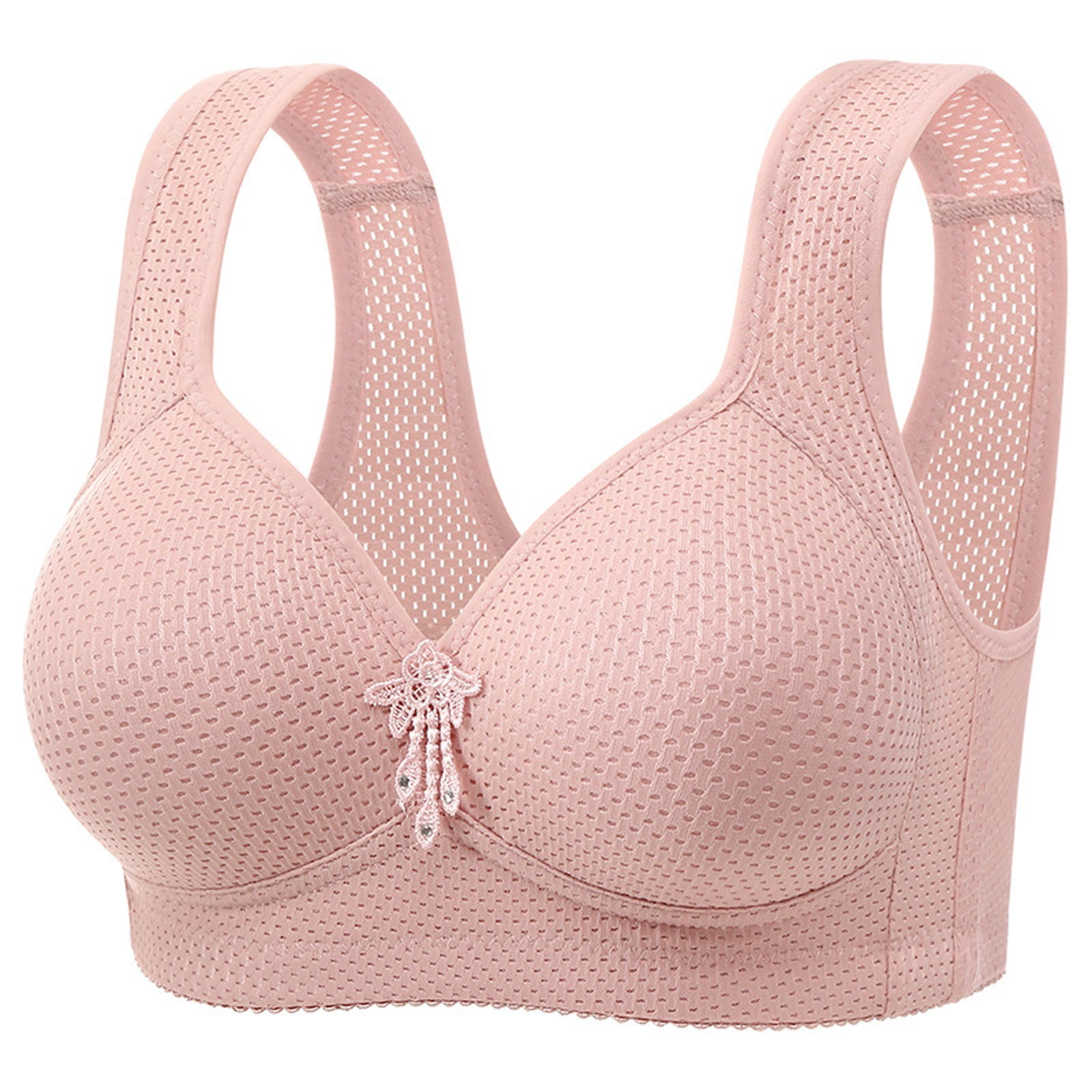 Wire Front Closure Bra Comfortable Breathable Push Up Support For Daily ...