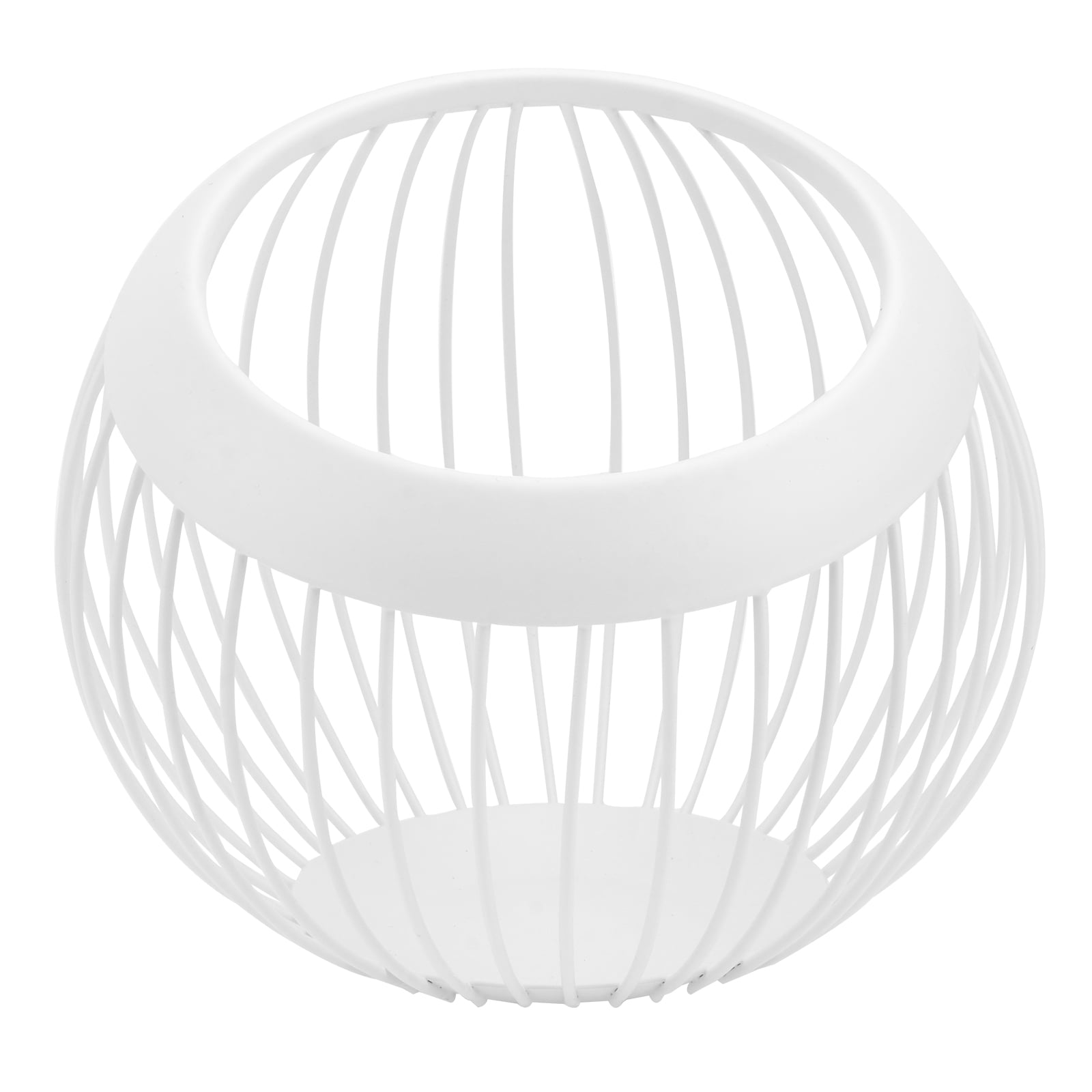Wire Fruit Basket Small Hollow Fruit Srorage Basket Metal Round Fruit ...
