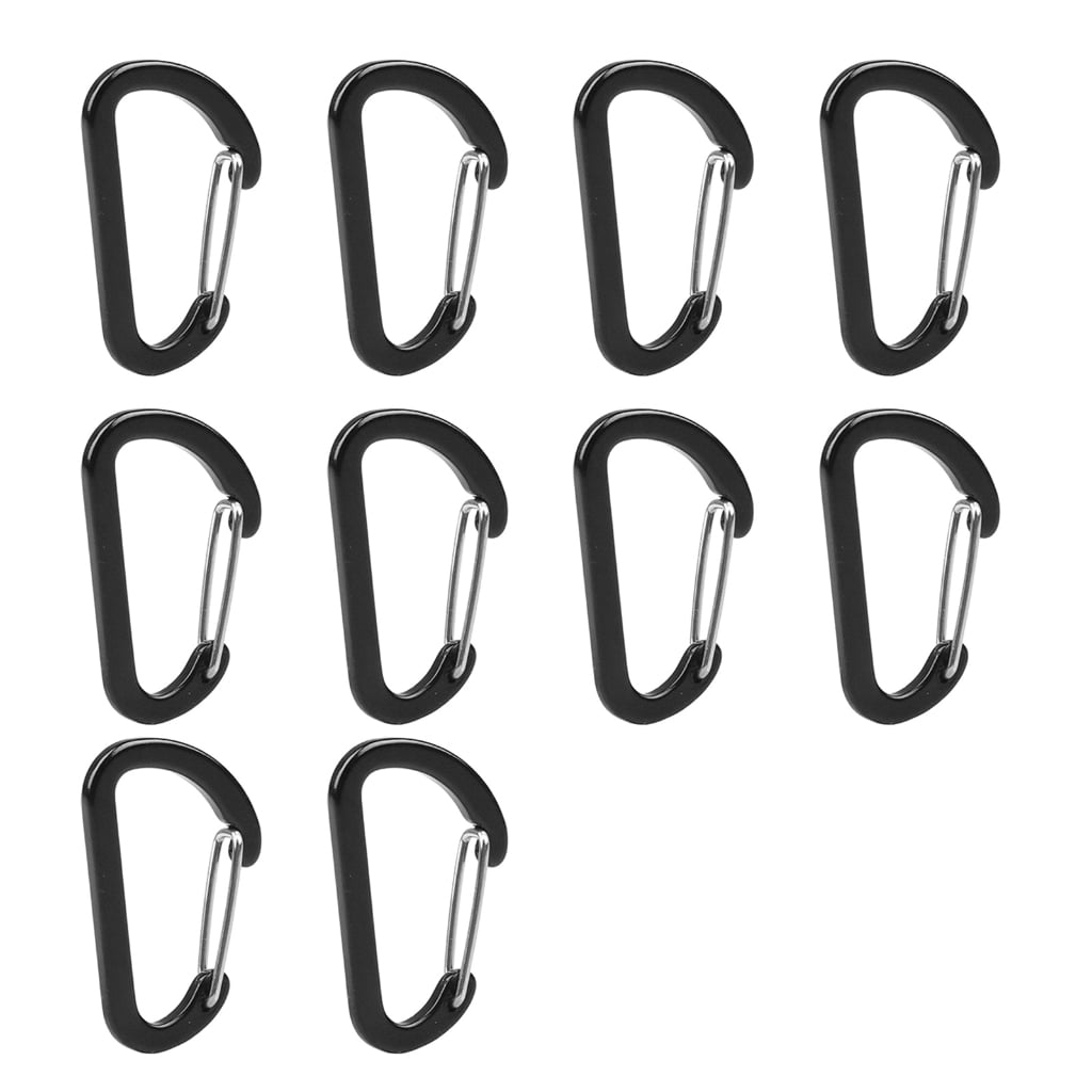 Wire Gate Carabiner Clip Carabiner Heavy Duty D-Shape Clip Keys ...