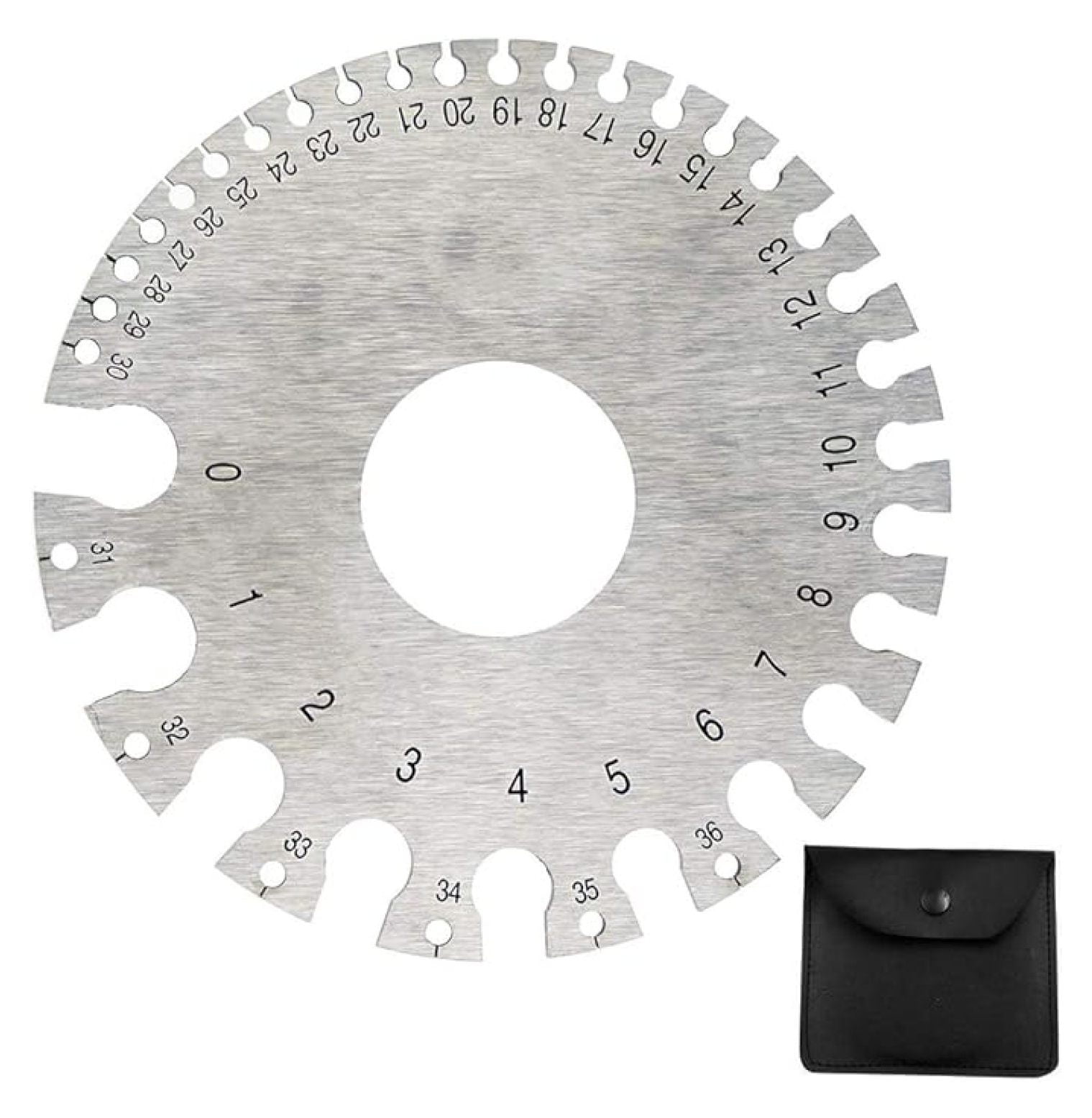 Wire Gauge Measuring Tool, Round AWG SWG Wire Gage Thickness Gauge ...