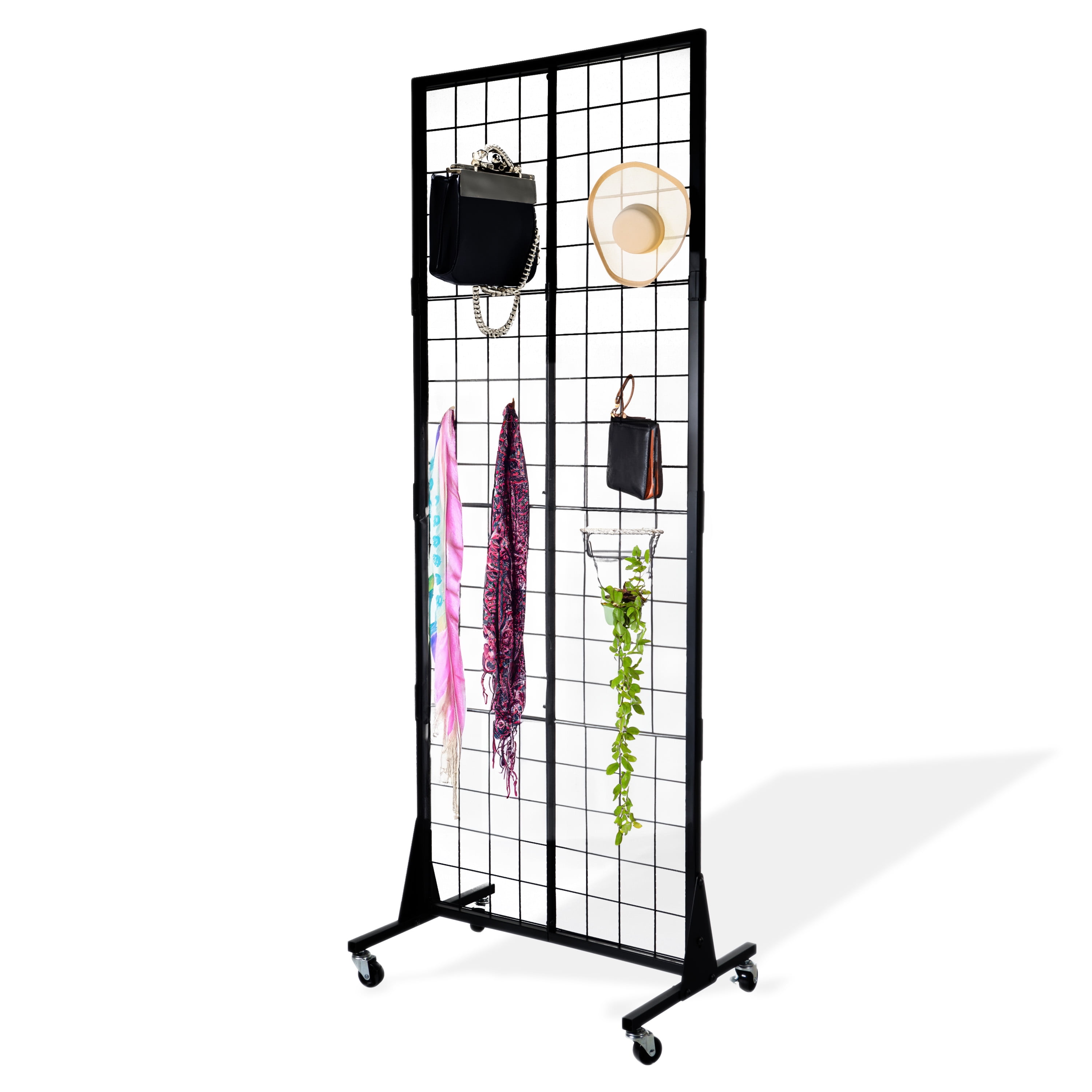 Wire Grid Wall Display Rack, Wall Grid Organizer, Display Rack for ...
