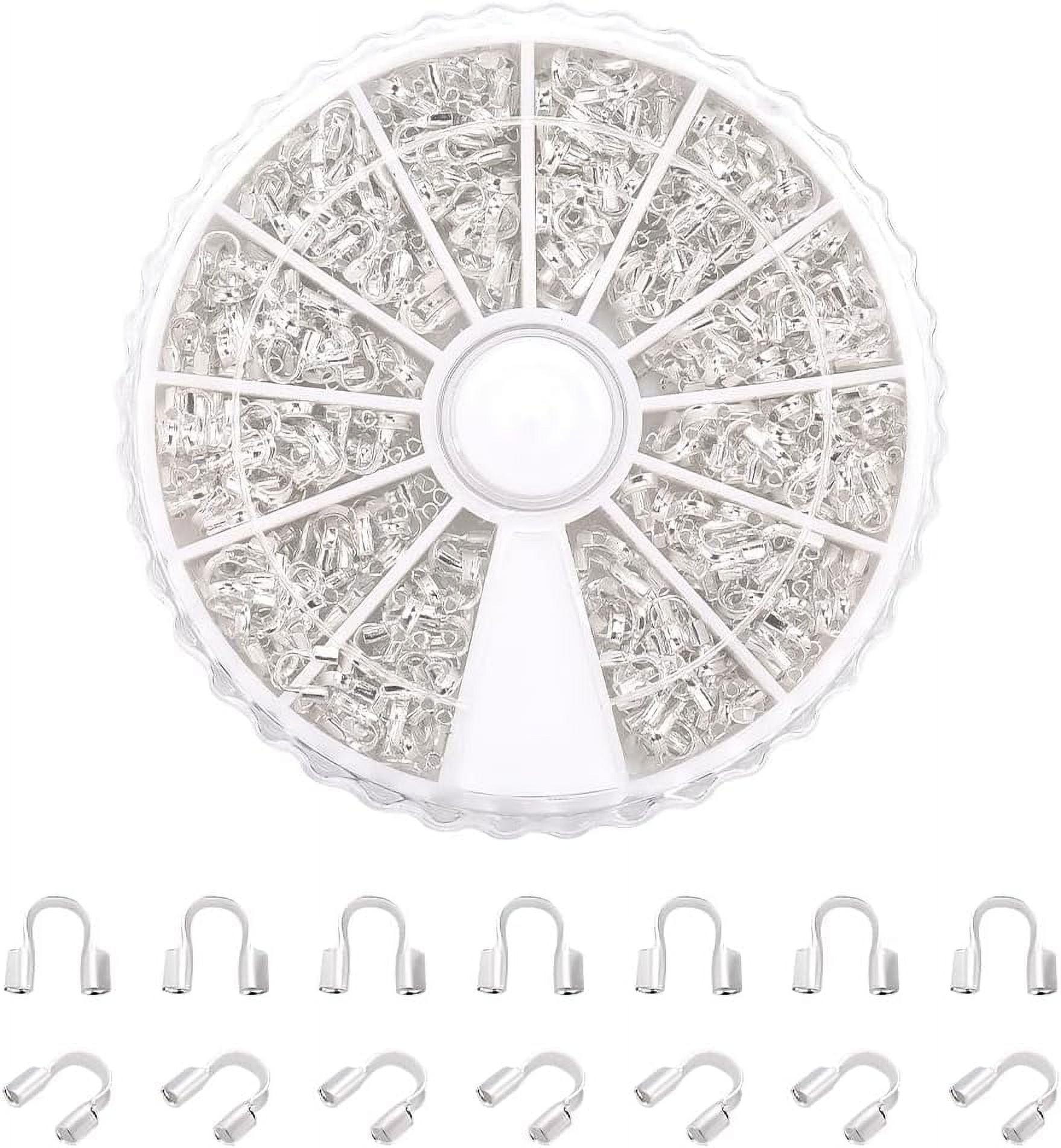 1Box Wire Guardian 540pcs Brass Wire Guards Wire Cable Protector U ...