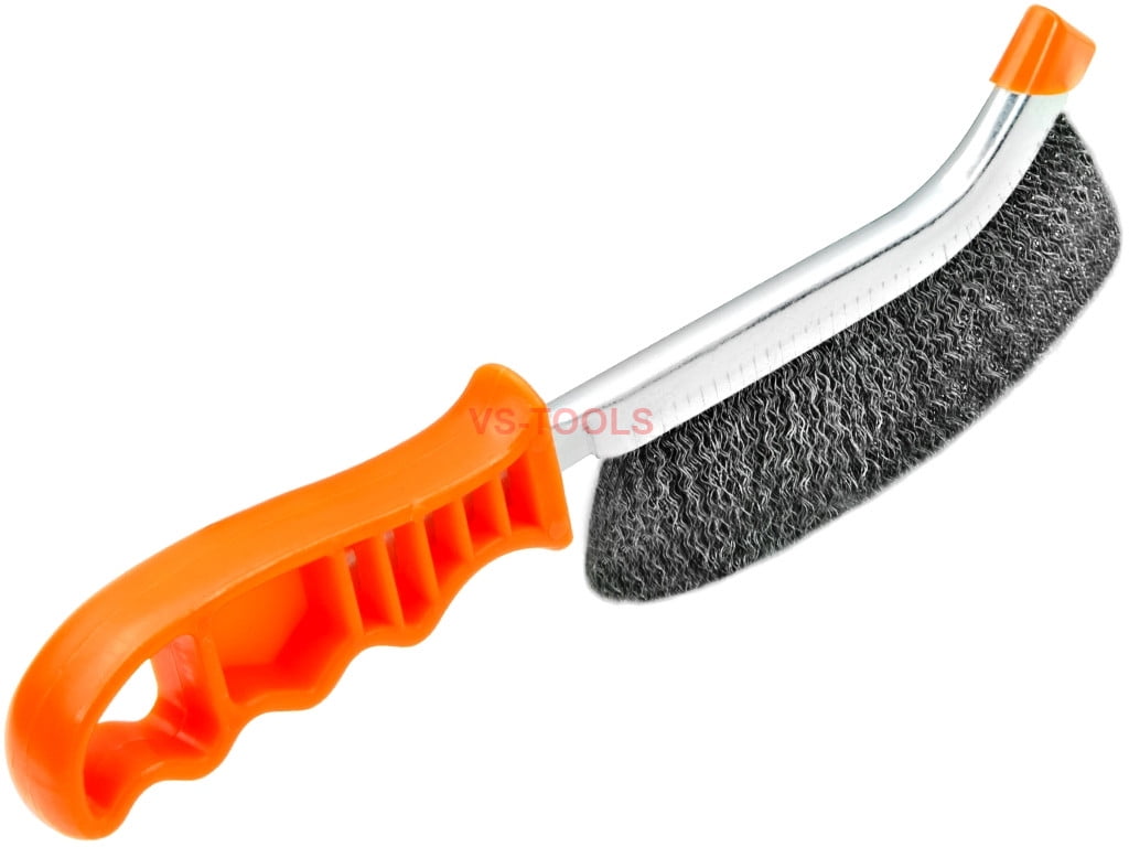 Wire Hand Copper Plated Steel Scratch Brush Bristles Rust Removal Tool ...