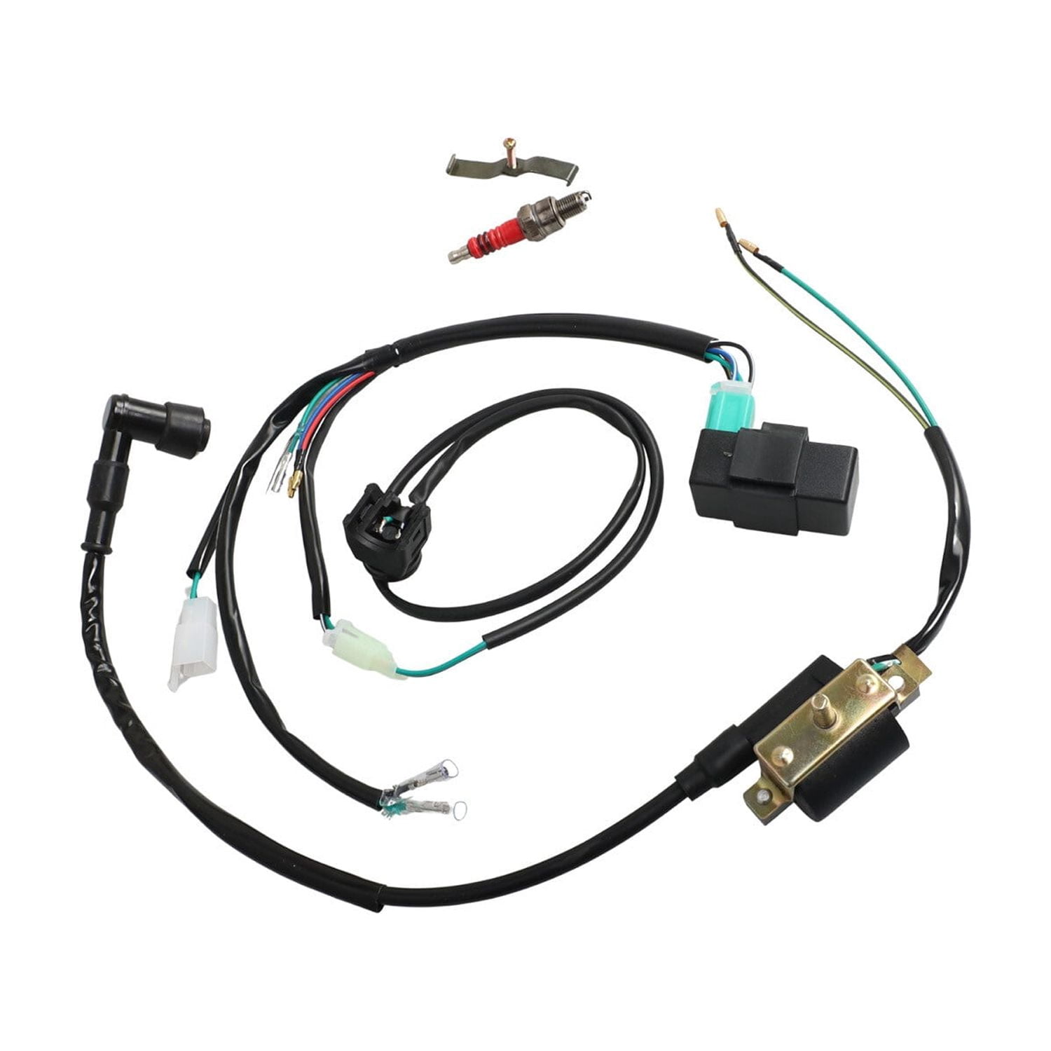 Wire Harness Assembly On Off Switch Coil Fits for 110cc 125cc 140cc SSR ...
