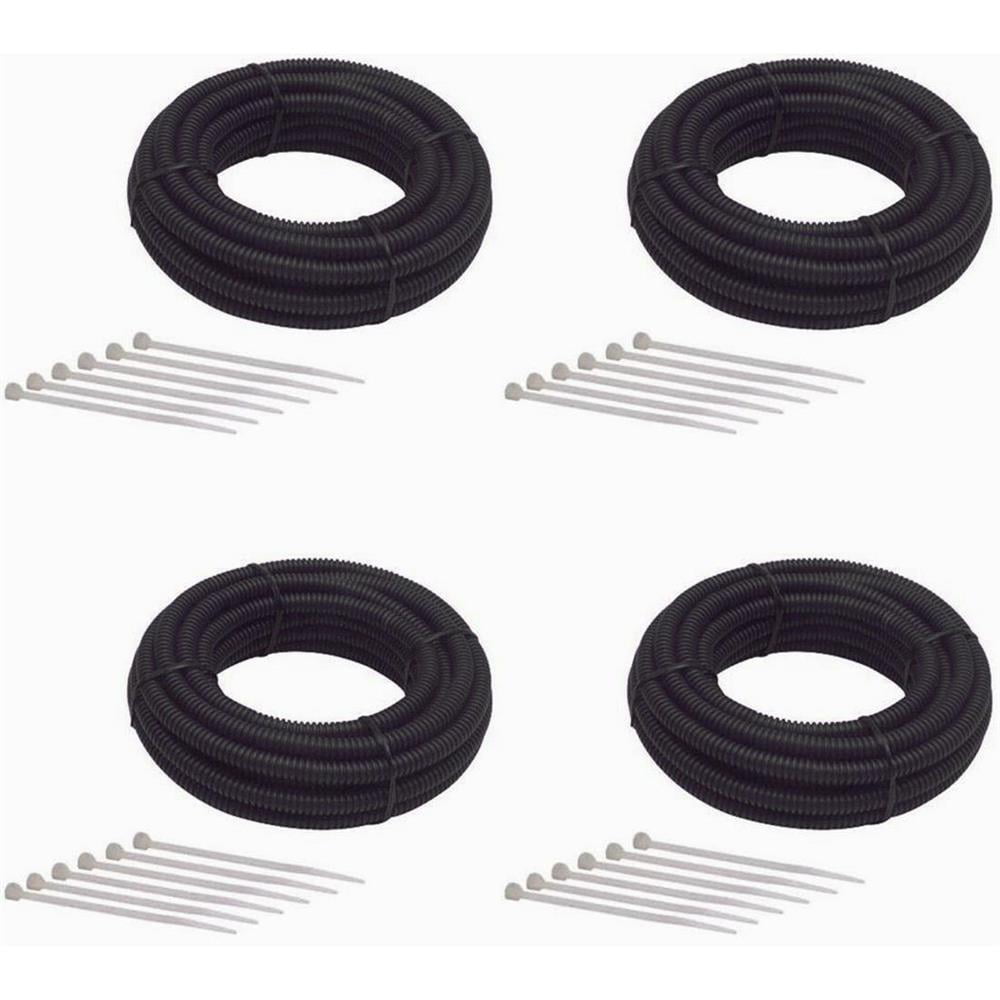 Wire Harness Conduit Kit, 1/4-3/8-1/2-3/4 OD, 20-12-8-6 Ft Length ...