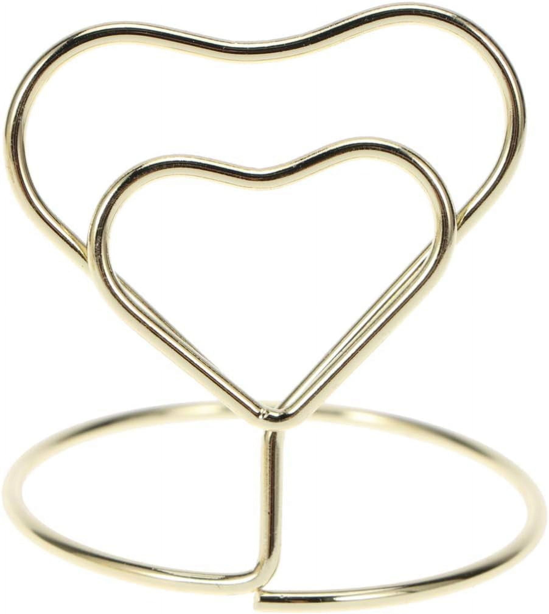 Wire Holder 10 Pcs Mini Place Holders, Wire Photo Holder with Heart ...