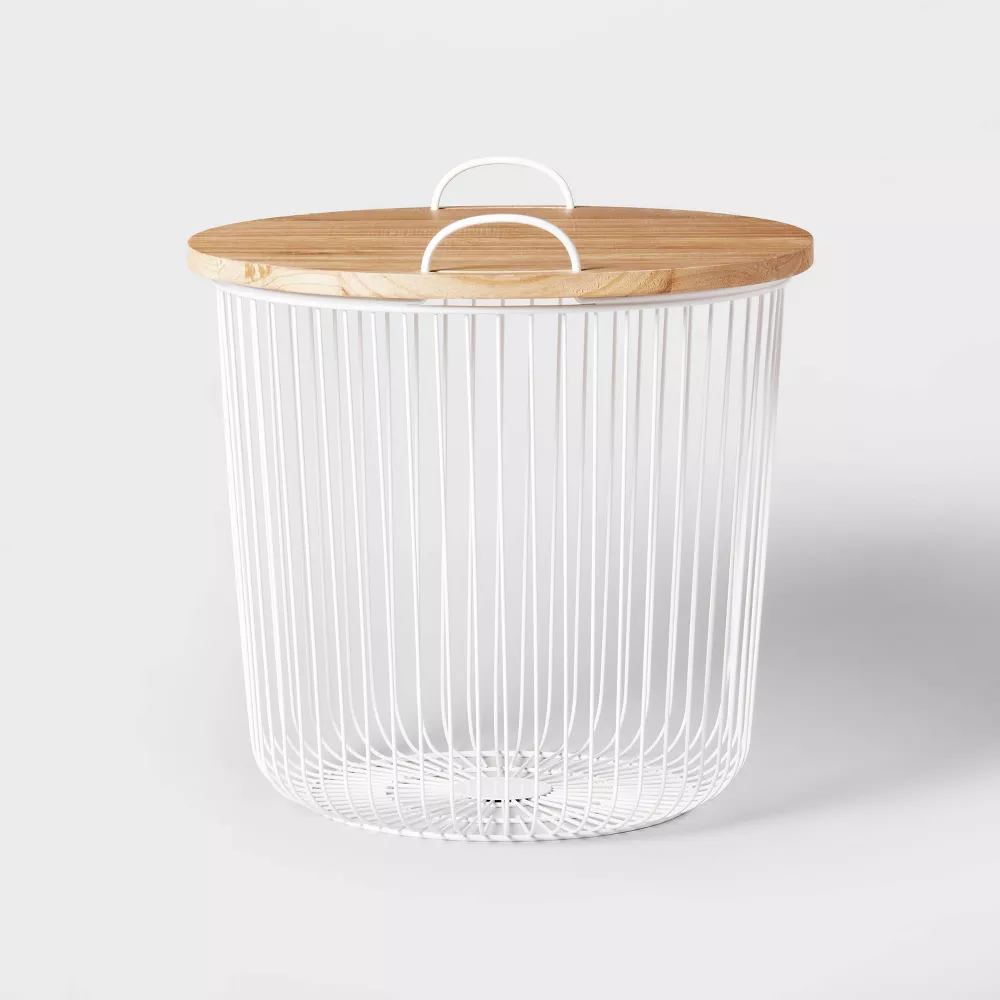Wire Kids' Storage Floor Bin White - Walmart.com