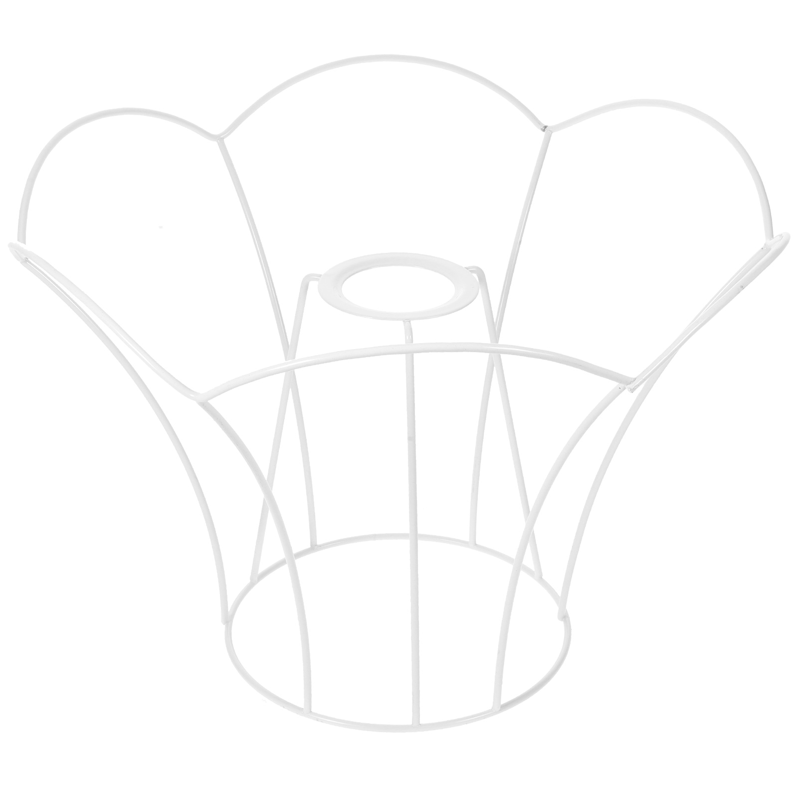 Wire Lamp Frame Rattan Lamp Shade Desk Lamp Shade Frame DIY Lamp Frame ...