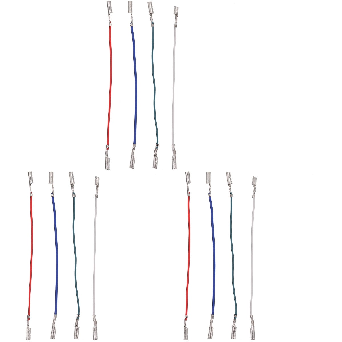 Wire Leads Record Player 12 Pcs Phono Cable Stainless Steel Turntable ...