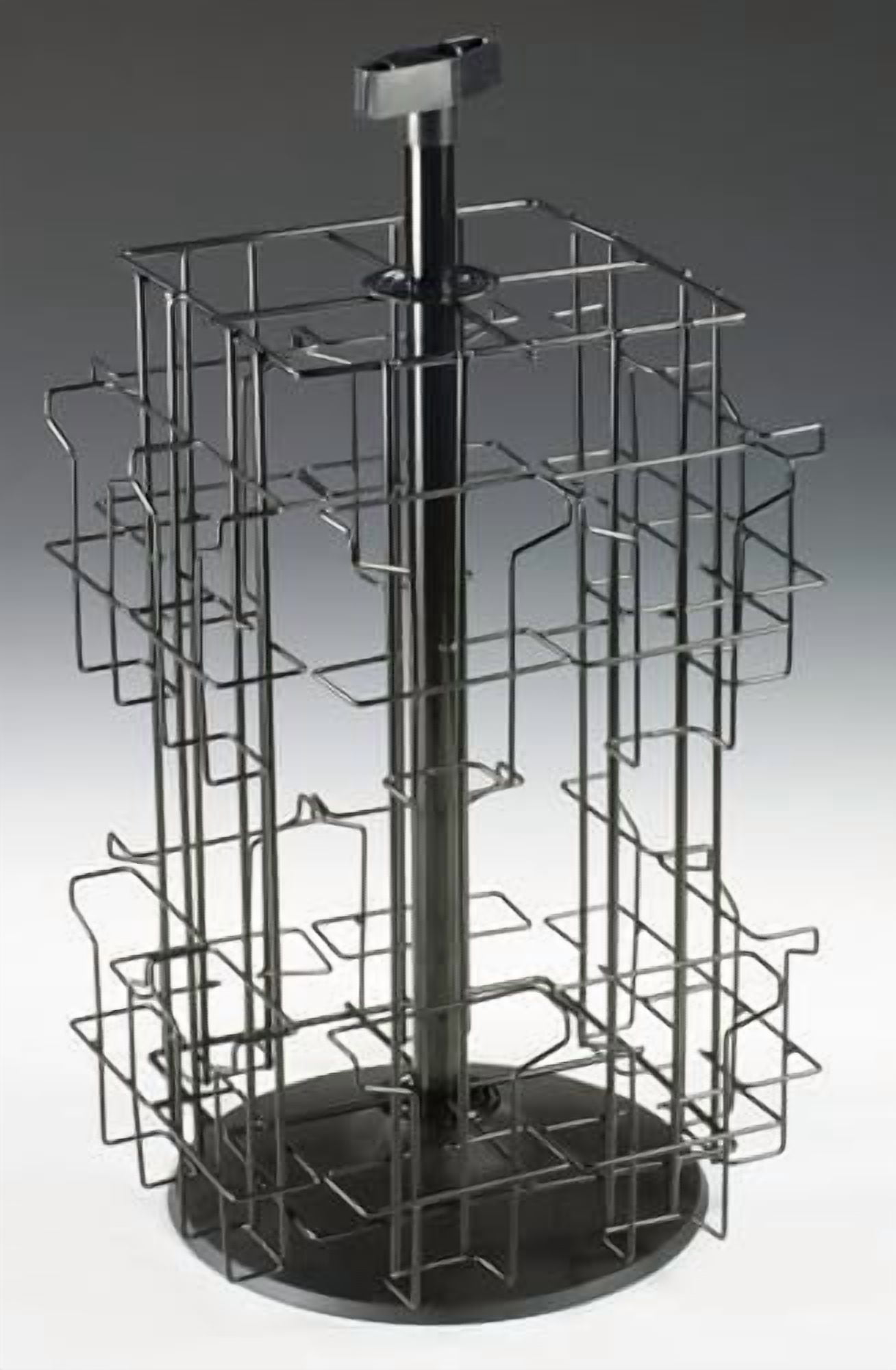 Wire Literature Display for Counter, Rotating Brochure Rack with 16 ...