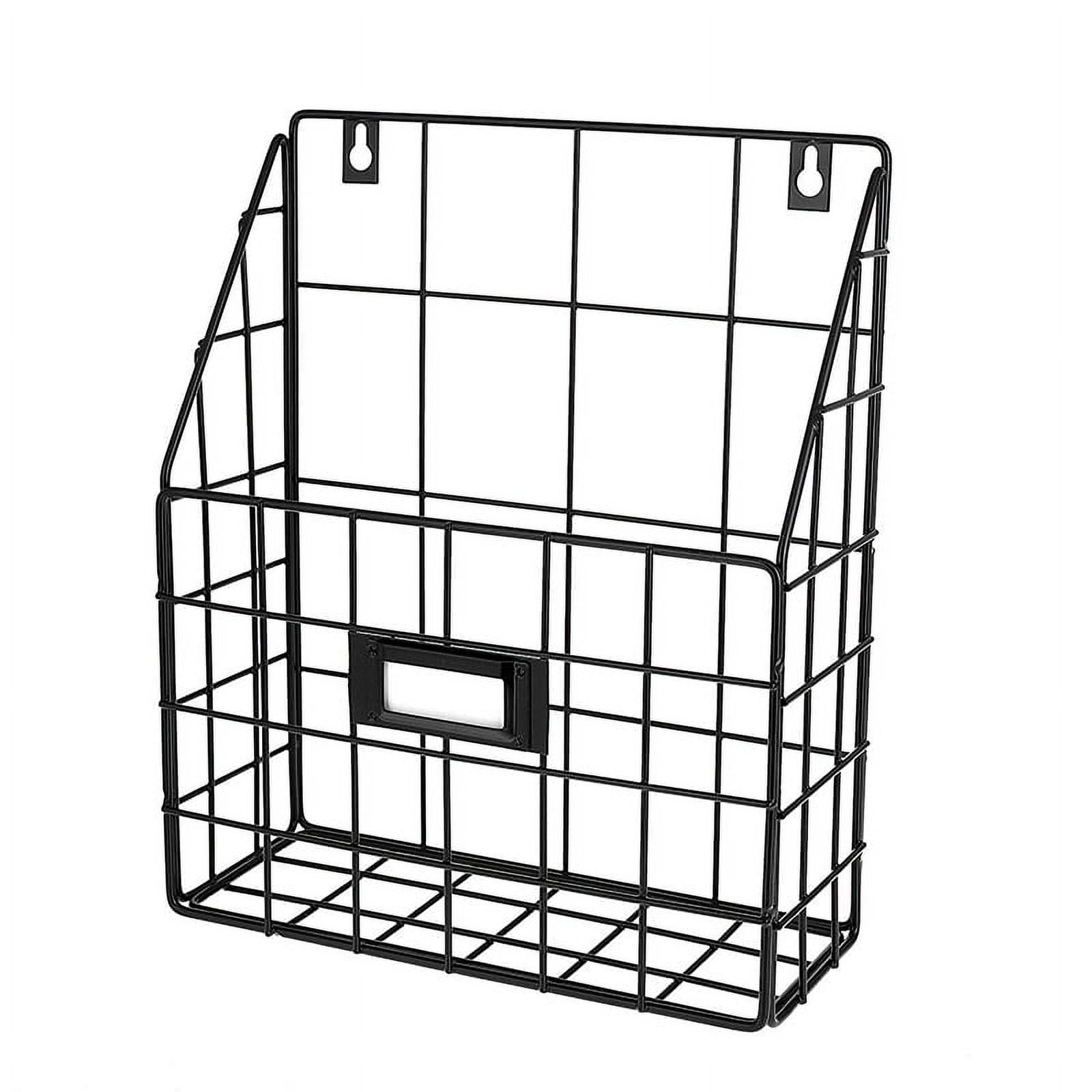 Wire Mail Basket - Hanging Folder/Document Organizer - Economic & Easy ...