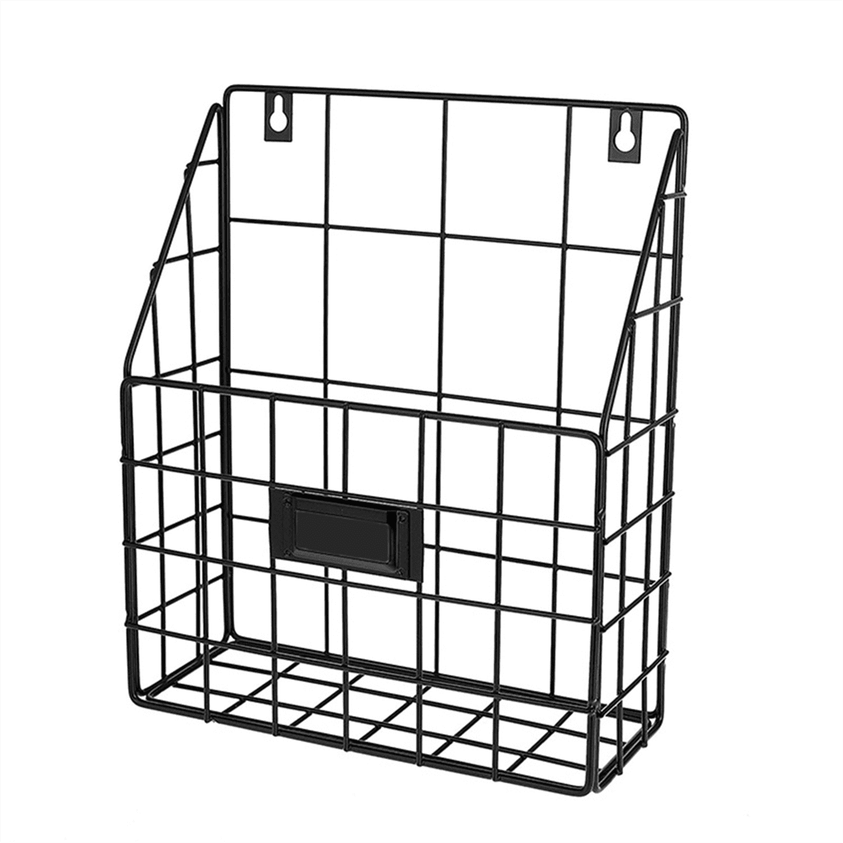 Wire Mail Basket - Wall Mounted Hanging Folder/Document Organizer ...