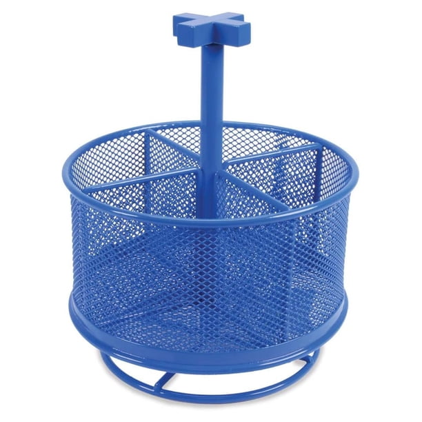 Wire Mesh 360-Degree Rotating Caddy Organizer | for Classrooms, Offices ...