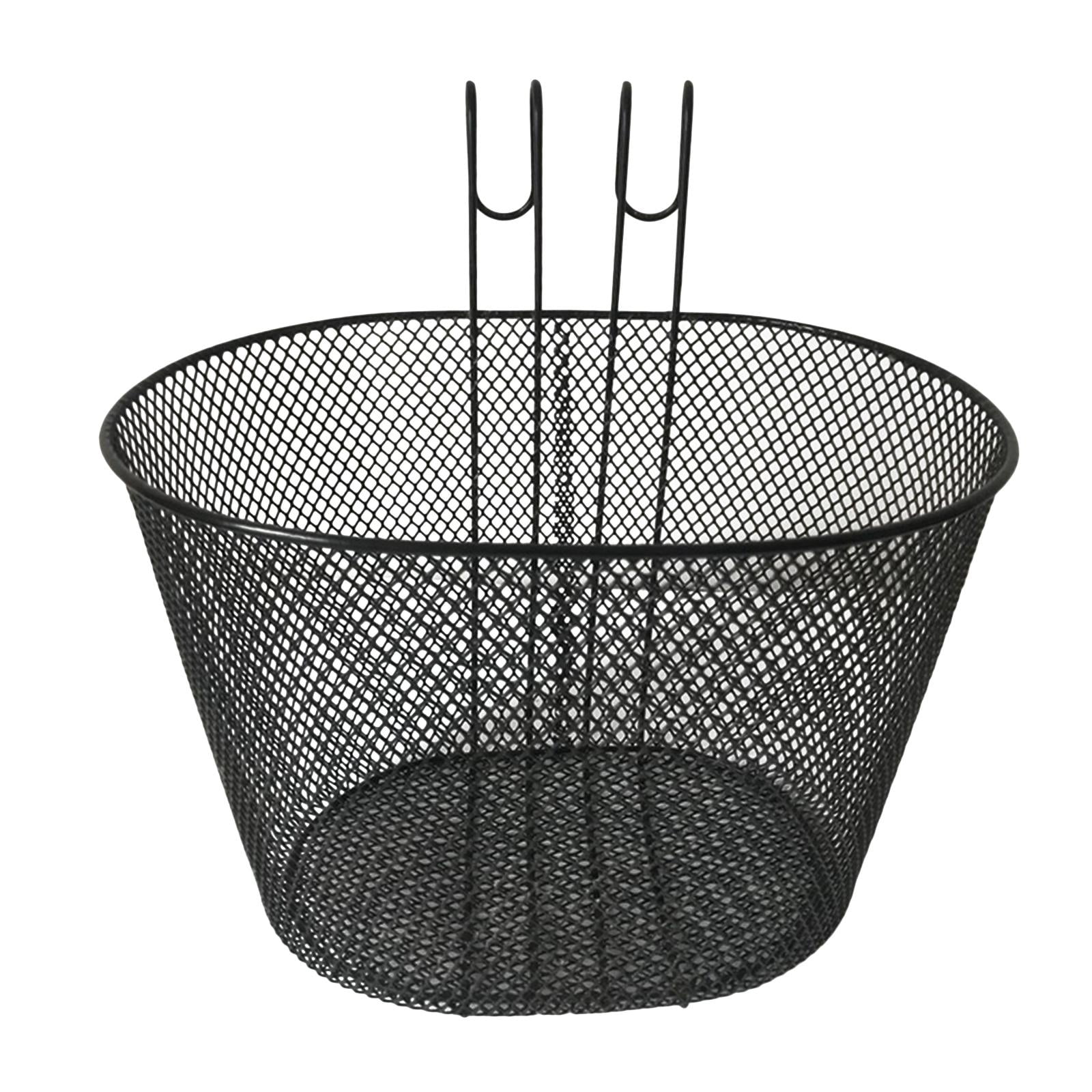 Wire Mesh Bike Basket Quick Release for Mountain Bike Detachable for ...