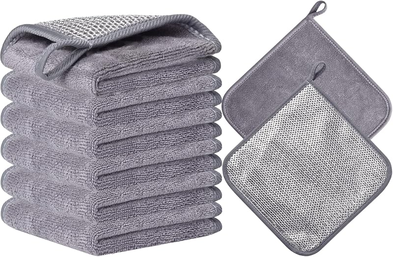 Wire Mesh Dish Cloths for Washing Dishes 3 PCS Non Scratch Wire ...