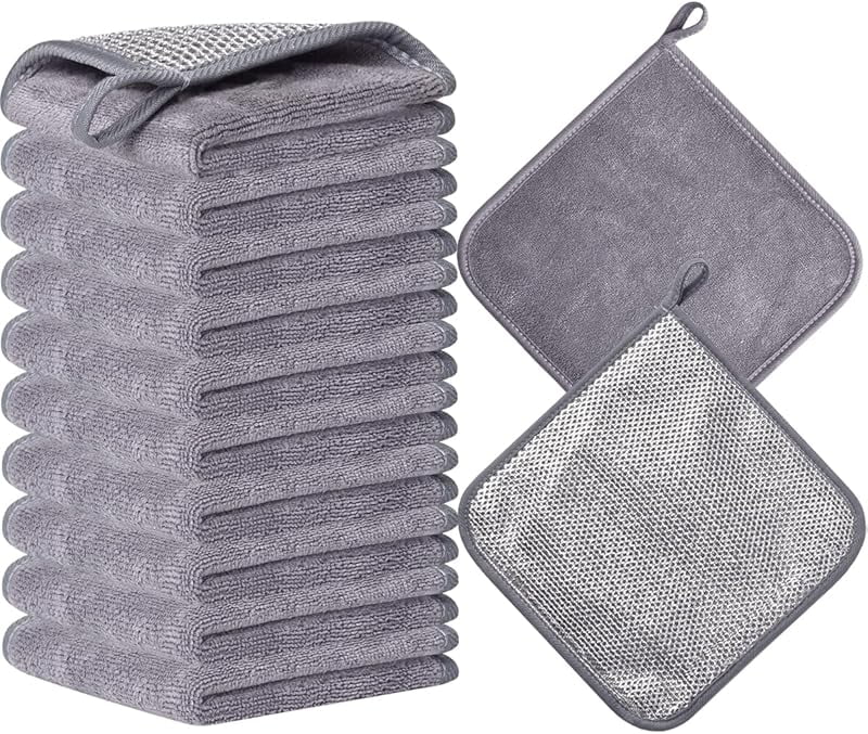 Wire Mesh Dish Cloths for Washing Dishes 3 PCS Non Scratch Wire ...