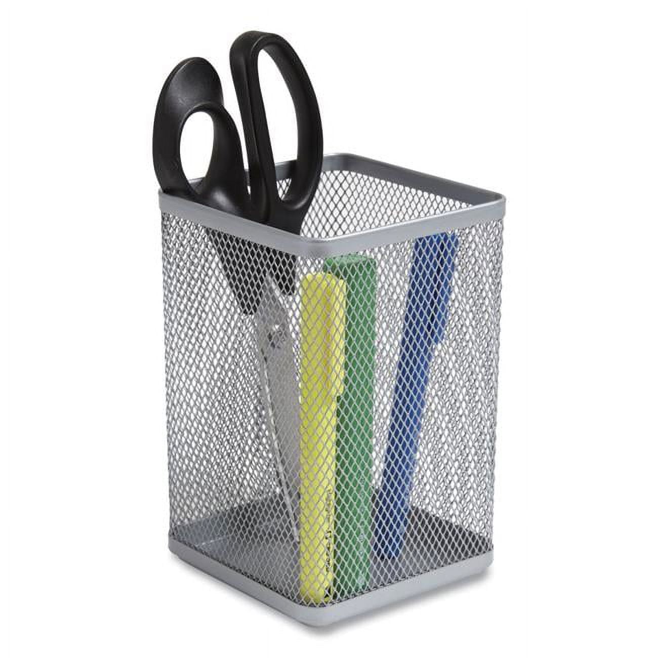 Wire Mesh Jumbo Pencil Holder, Silver - Walmart.com