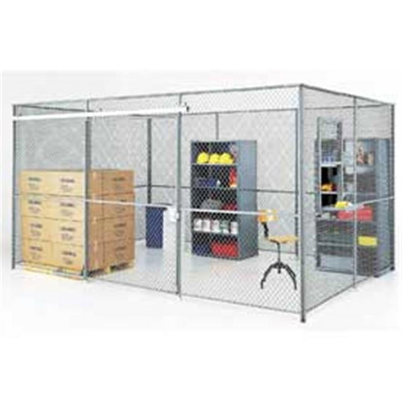 Wire Mesh Partition Security Room with out Roof - 3 Sides with Window ...