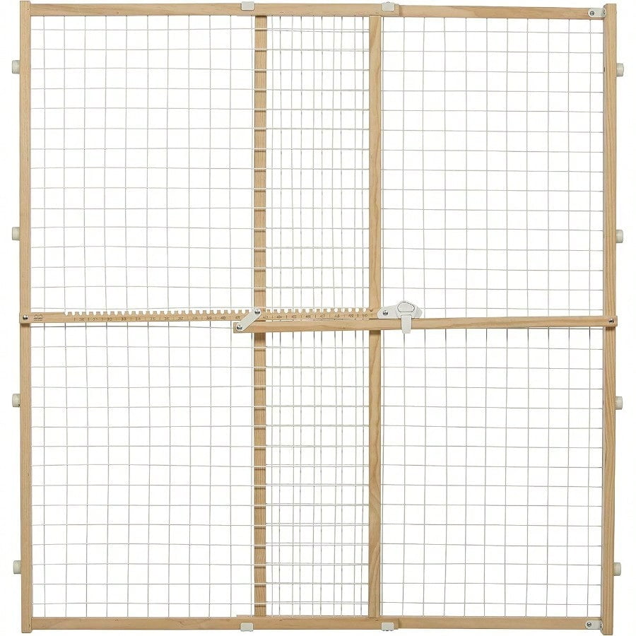 Wire Mesh Pet Safety Gate Dog Gate Expands From 29 - 50 Inches Wide 44 ...
