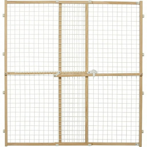 Wire Mesh Pet Safety Gate Dog Gate Expands From 29 - 50 Inches Wide 44 ...