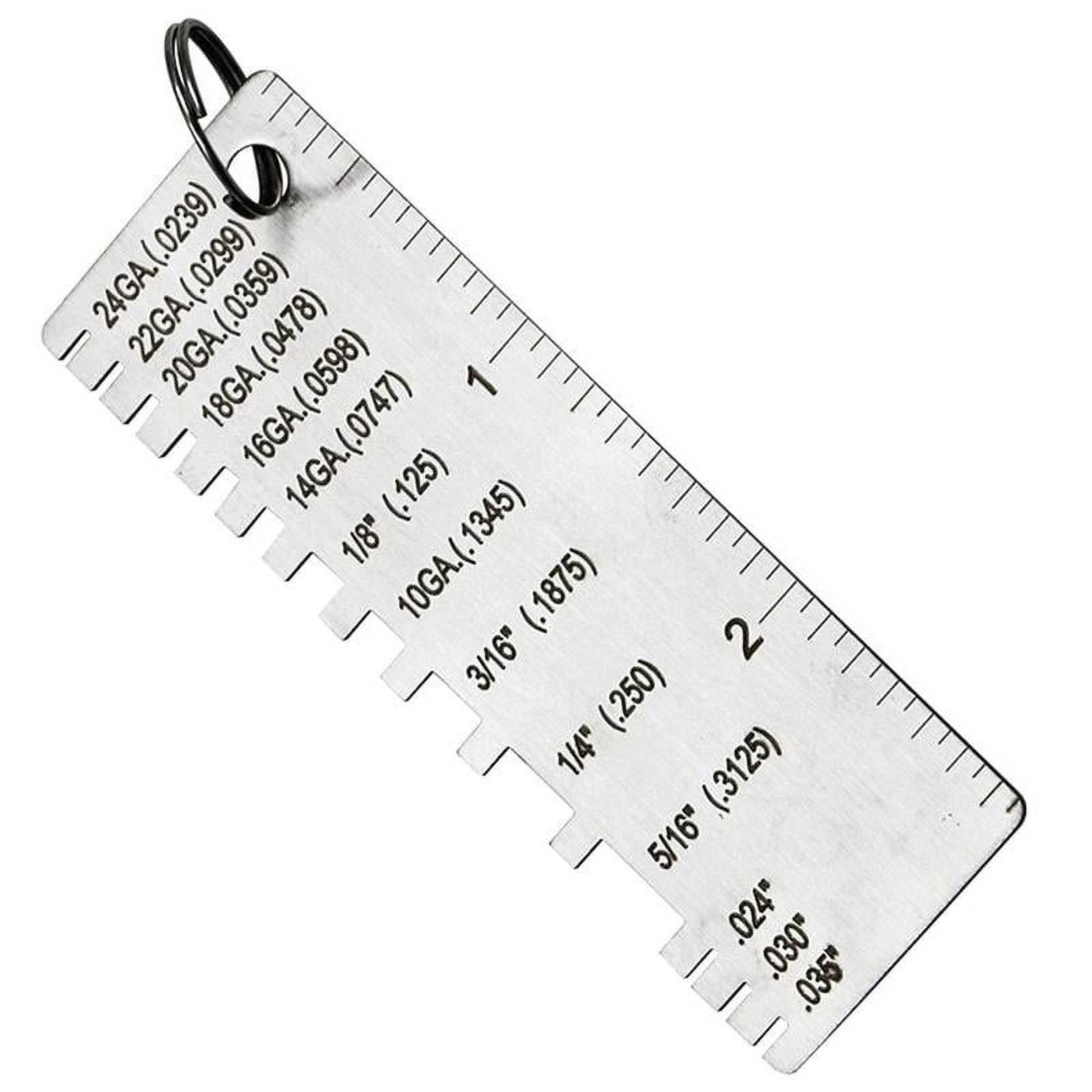 Wire Metal Sheet Thickness Gauge Welding Gage Plated Inspection Size