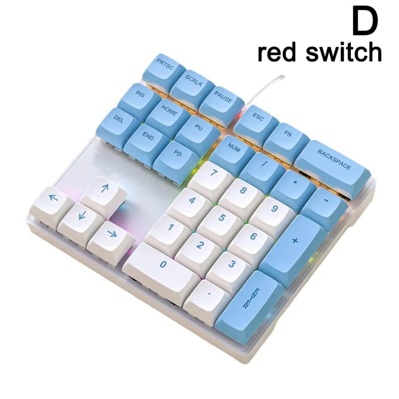 Wire Numeric Keypad 33-Key USB Portable Mini Keyboard for PC Laptop Notebook Gaming Keyboard ...