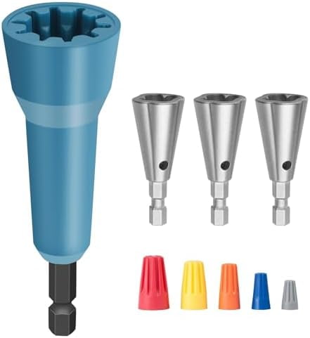 Wire Nut Twister & Wire Twister Tool for Drill, /4" Chuck Spin Twist ...