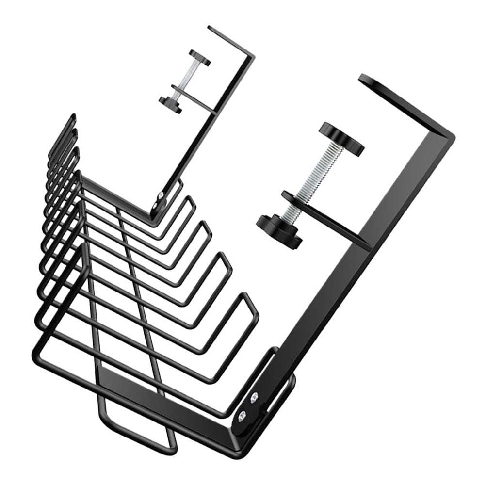 Homoyoyo Under Desk Cable Organizer Tray Metal Wire Cord Management ...