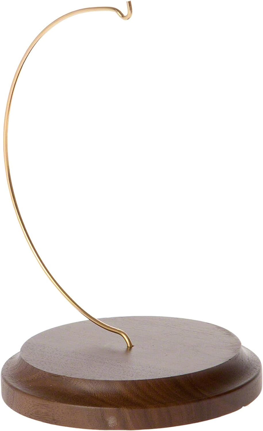 Wire Ornament Hanger Display with 4.75" Round Wood Base, 7.5" H (6 Pack ...