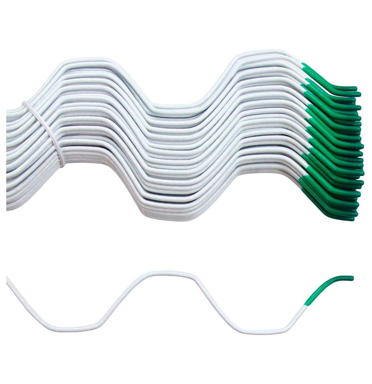 Wire Pack Sized 6' 6" | Greenhouse Film PVC Coated Spring Lock for ...
