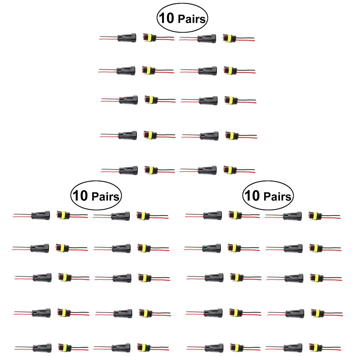Wire Plug 2-way Connector Automotive Electrical Connectors Waterproof ...