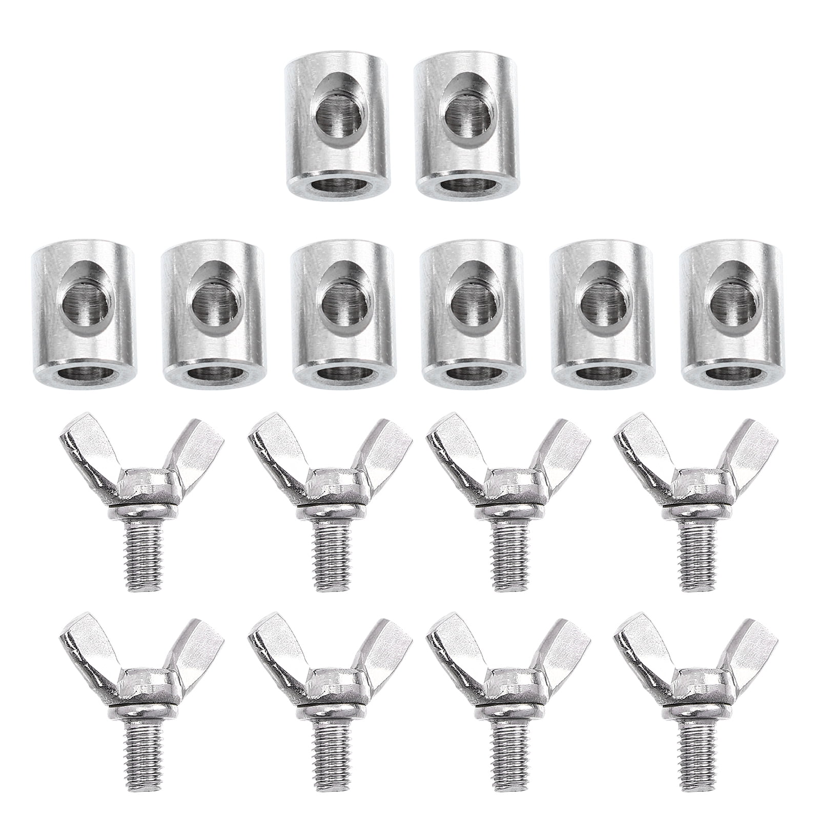 NIAIZEK Cable Clamps Stainless Steel 8Pcs 0.47x0.39x0.39in - Walmart.com