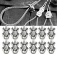 Wire Rope Cable Clamp, Double Grips Cable Clip Stainless Steel 12PCS ...