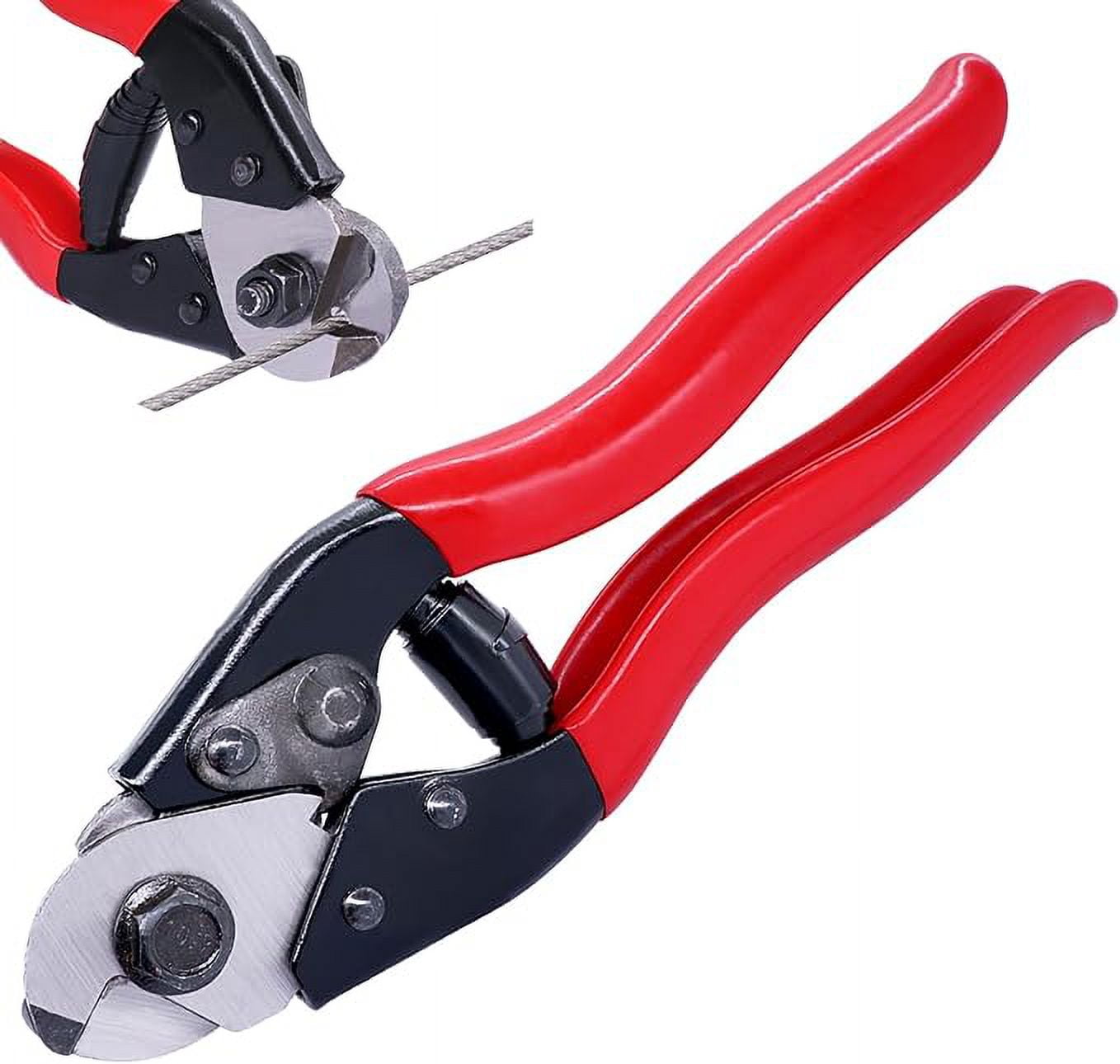 Wire Rope Cable Cutter, Up To 5/32" Heavy Duty Stainless Steel Aircraft ...