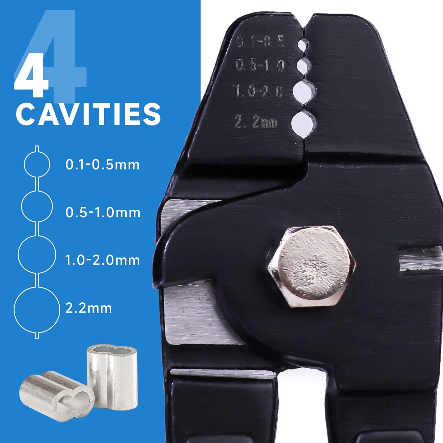 Wire Rope Swager Wire Rope Swaging Tool for Crimping Fishing Lines Up ...