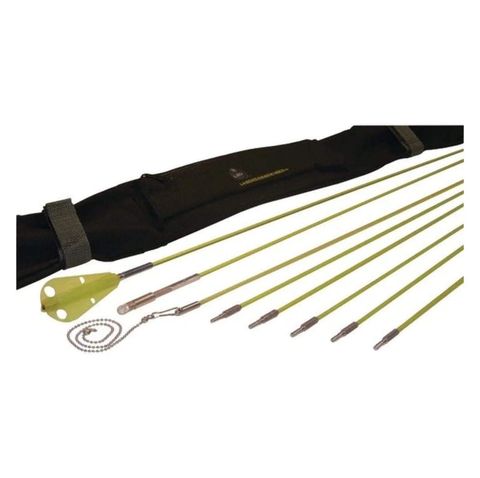 Wire Running Rod Kit - 3ft Fiber Fuse Rods, Green - 7 Piece Electrical ...