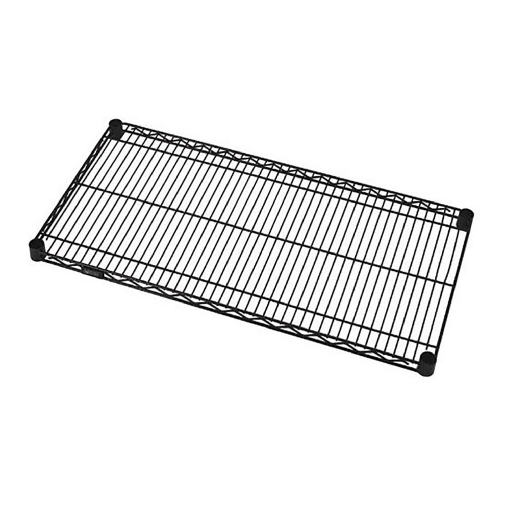 Quantum Storage Systems 1448BK Wire Add-On Shelf Black Epoxy 48" W x 14 ...