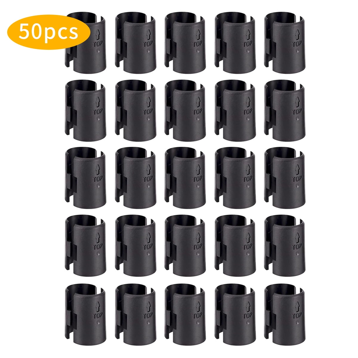 Wire Shelf Clips - 50Pack Wire Shelving Shelf Lock Clips for 1" Post ...