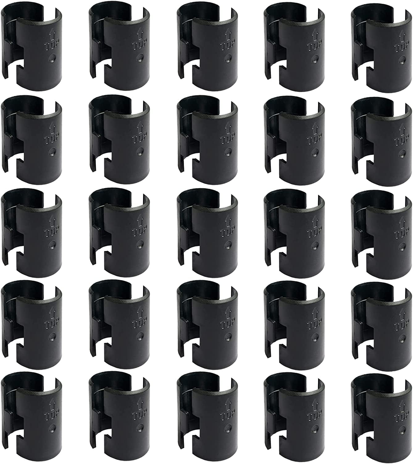 Wire Shelf Clips Shelving Sleeves WAFJAMF Shelf Lock Clips for 1" Post ...