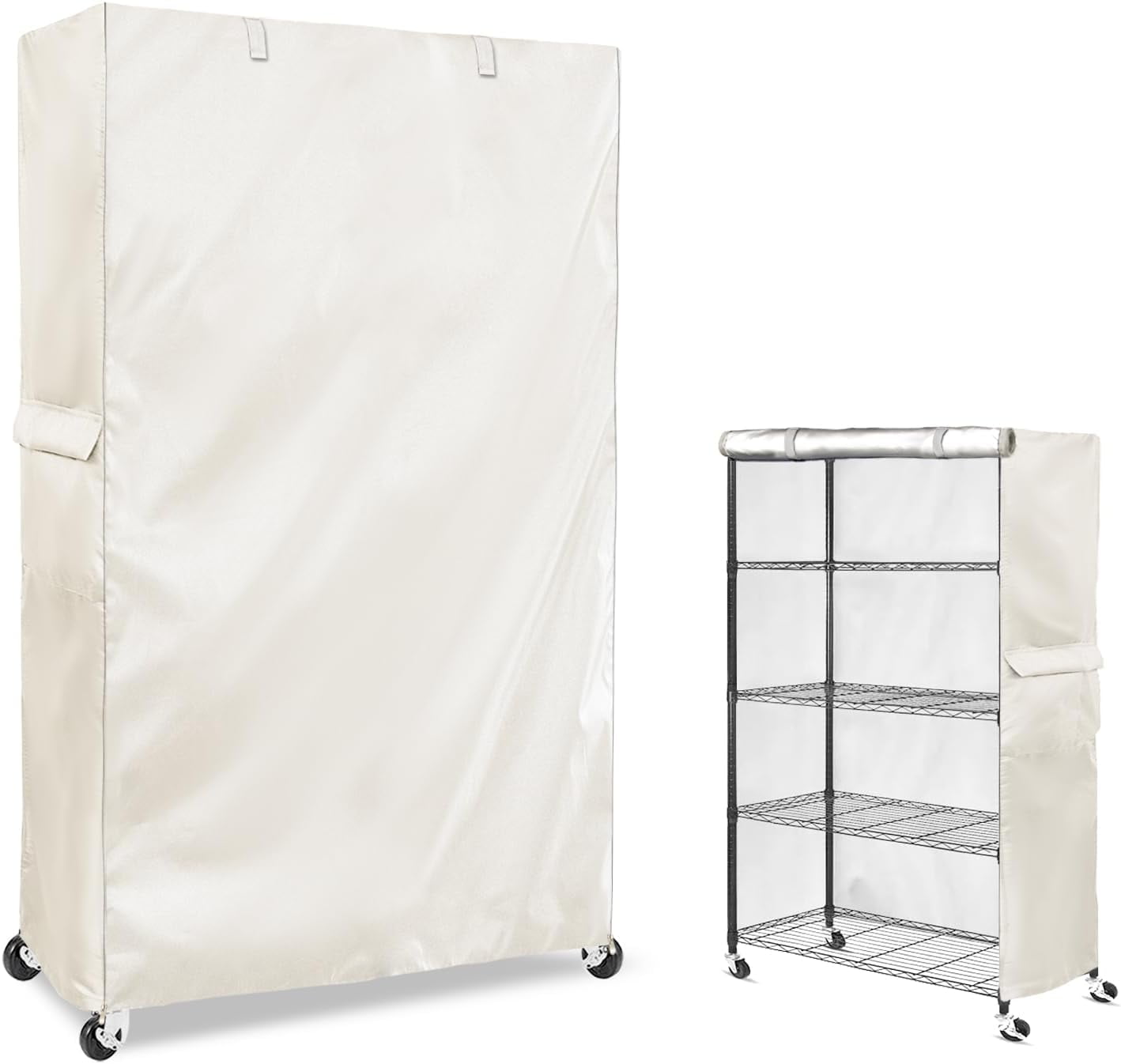 Wire Shelf Cover,600D Heavy Duty 100% Waterproof Shelf Covers for Wire ...