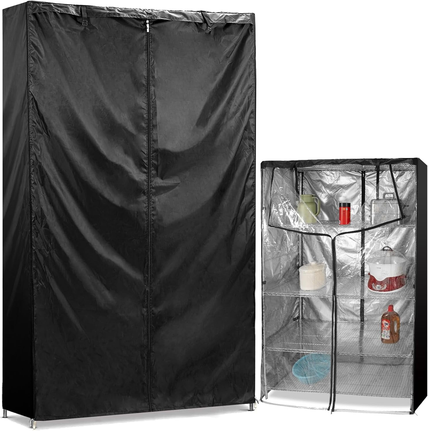 Wire Shelf Cover,Heavy Duty Dustproof Storage Wire Rack Covers,Shelf ...