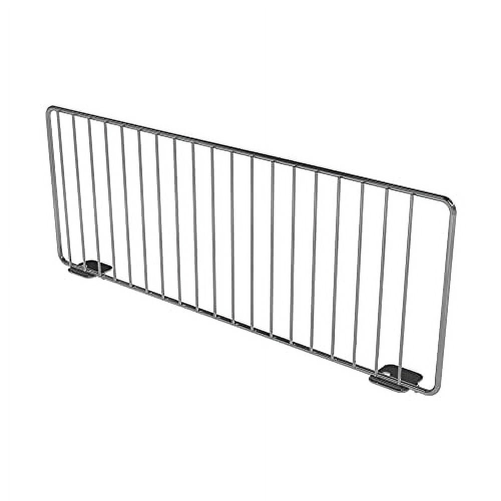 Wire Shelf Divider For 16 D Lozier And Madix Gondola Shelves Wire Shelving Silver 6 H