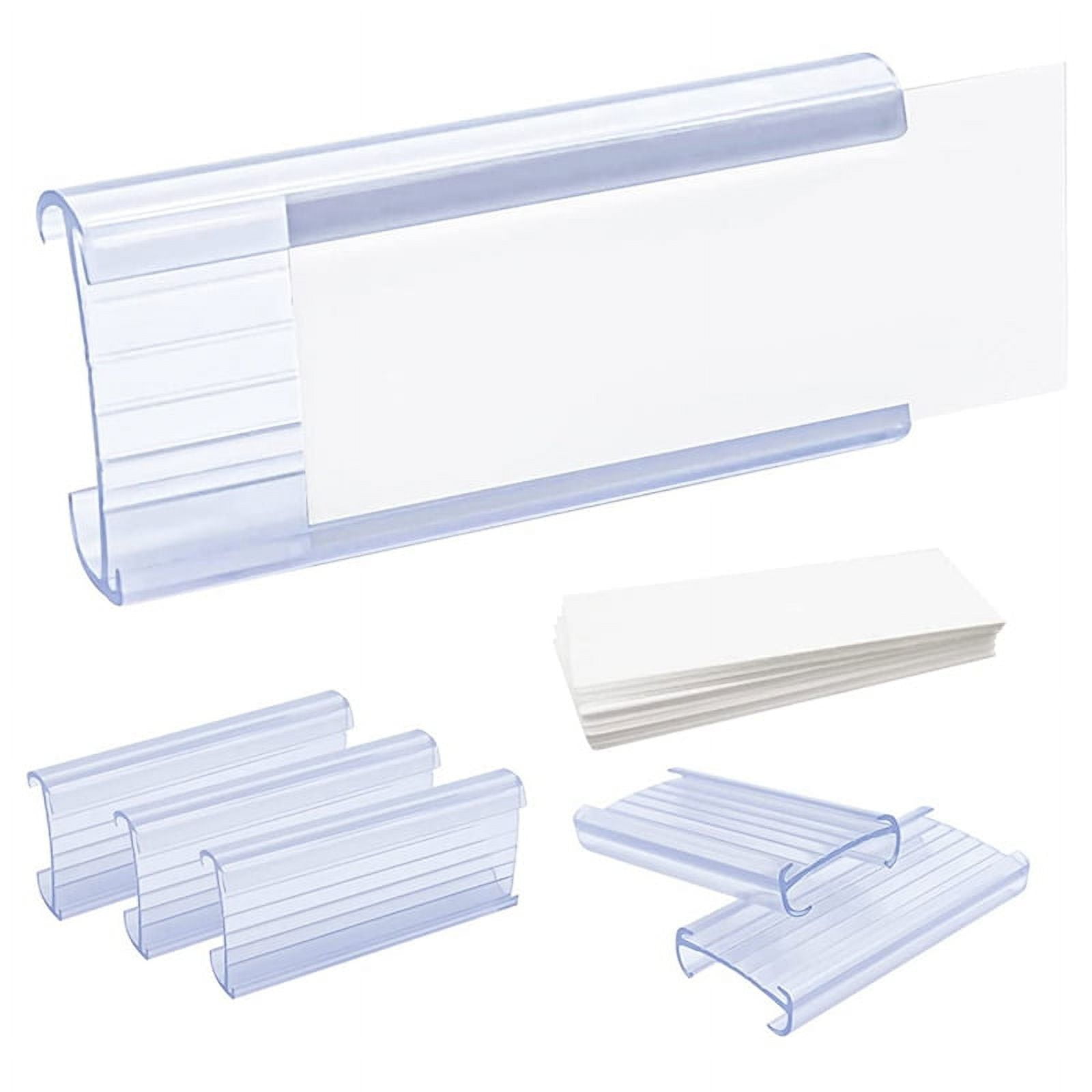 Walmart Metal Wire Shelf Label Holders, 30 Pack, Aluminum Alloy ...