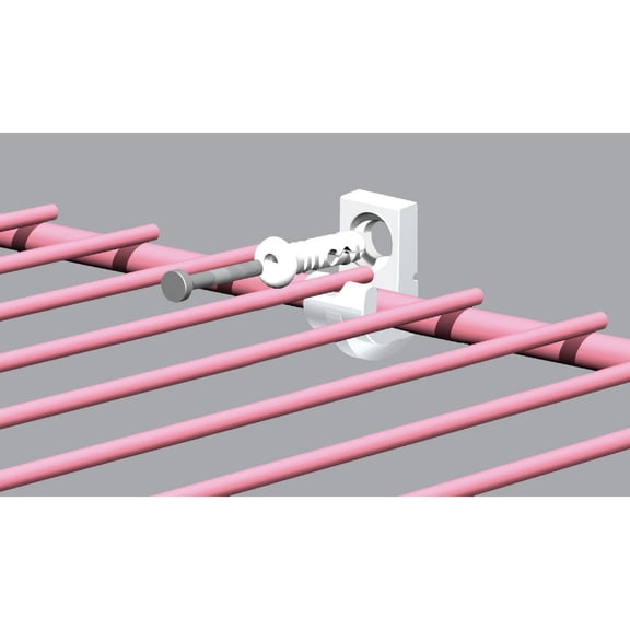 Plastic Wire Shelf Clips for Home Storage Securely Fit Shelving