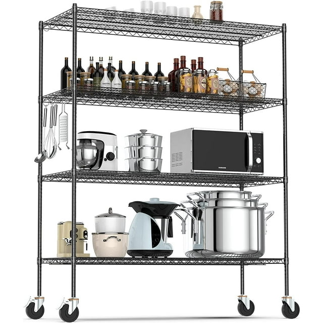 Wire Shelving, 2000 Lbs Heavy Duty 60x24x72 Inch Shelving Metal Shelves ...