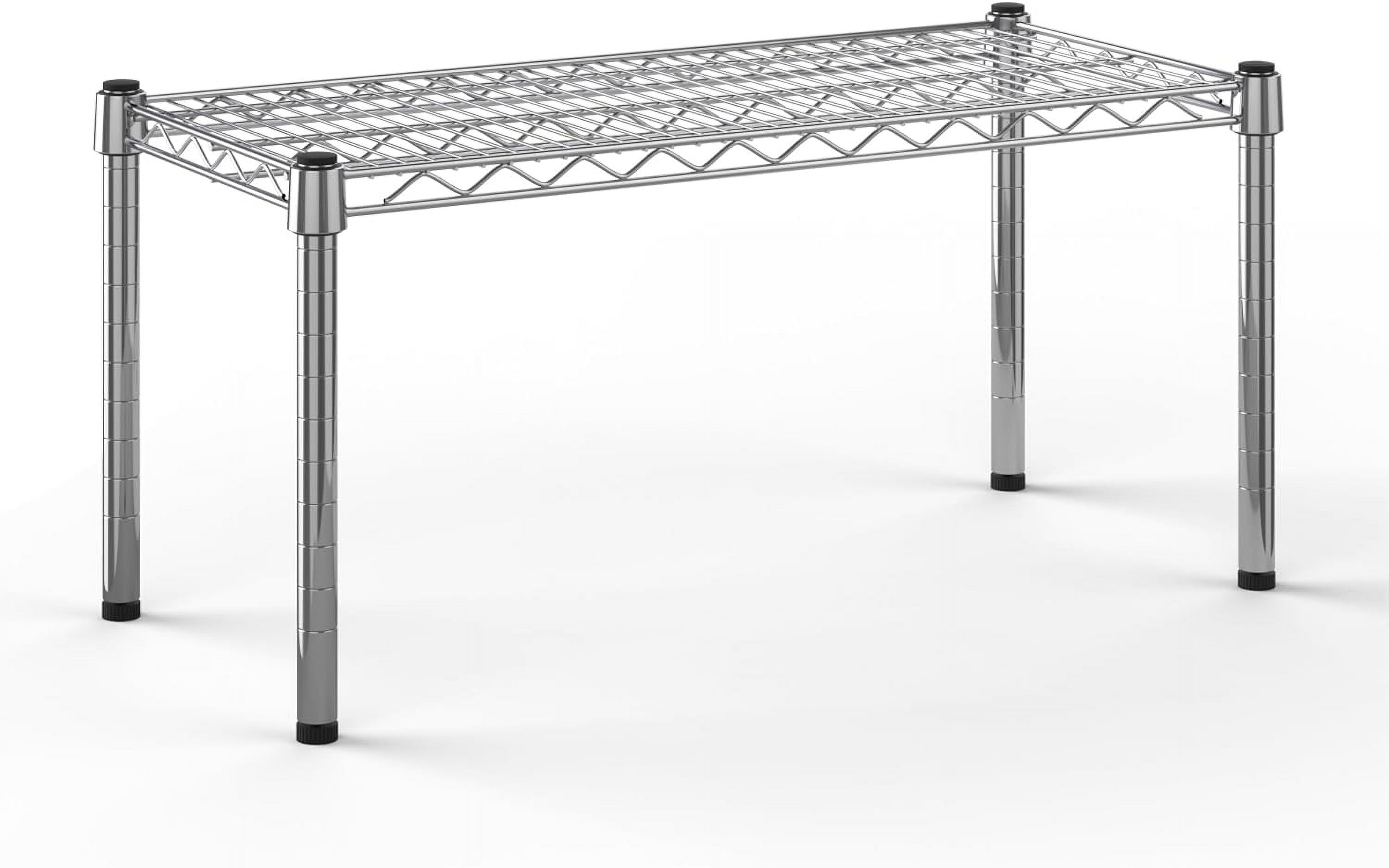 Wire Shelving Kit | NSF Commercial Unit (1-Tier | 14" Height 18" Deep x ...